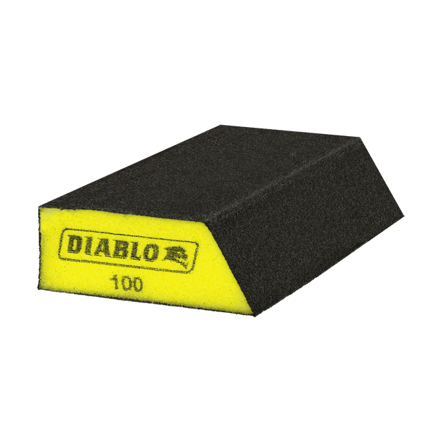 Corner Contact 100-Grit (Fine) Sanding Sponge - Expert Die